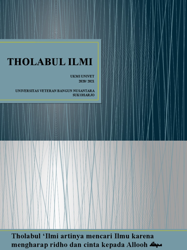 Tholabul Ilmi | PDF