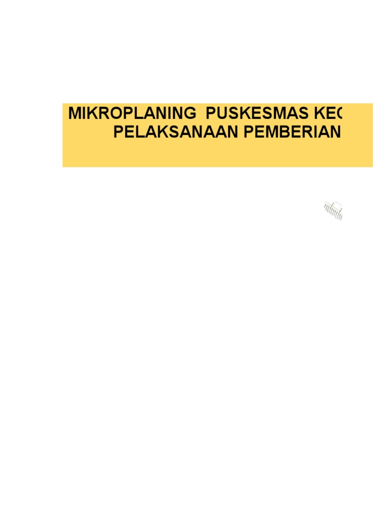 PKC Cempaka Putih - Microplanning PKC Cempaka Putih | PDF | Sains & Matematika