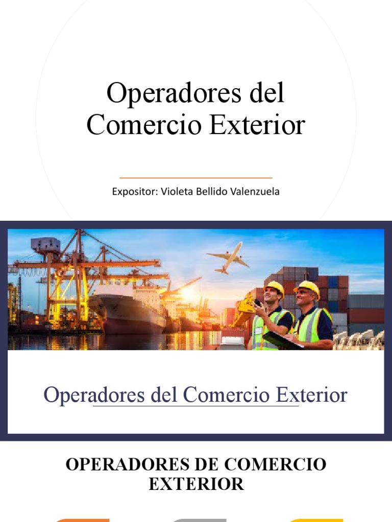 Operadores Del Comercio Exterior | PDF | aduana | El comercio internacional