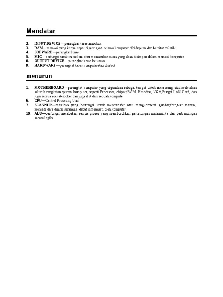 TTS Perangkat Keras (Key) | PDF | Komputer