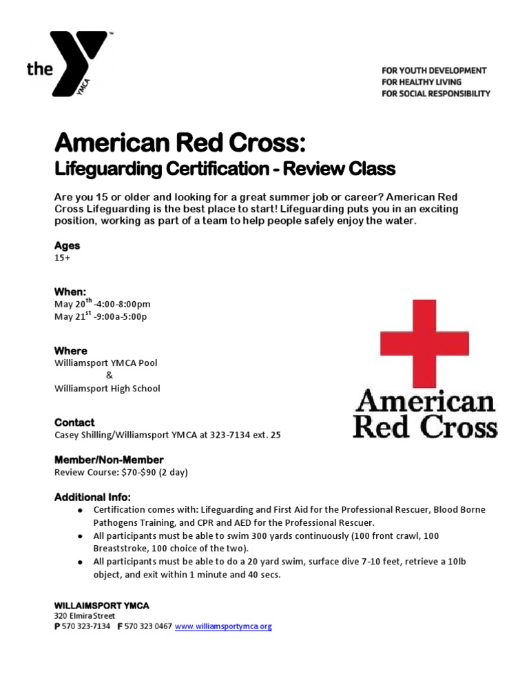 Lifeguarding Certification Review Class | PDF | Sports & Recreation