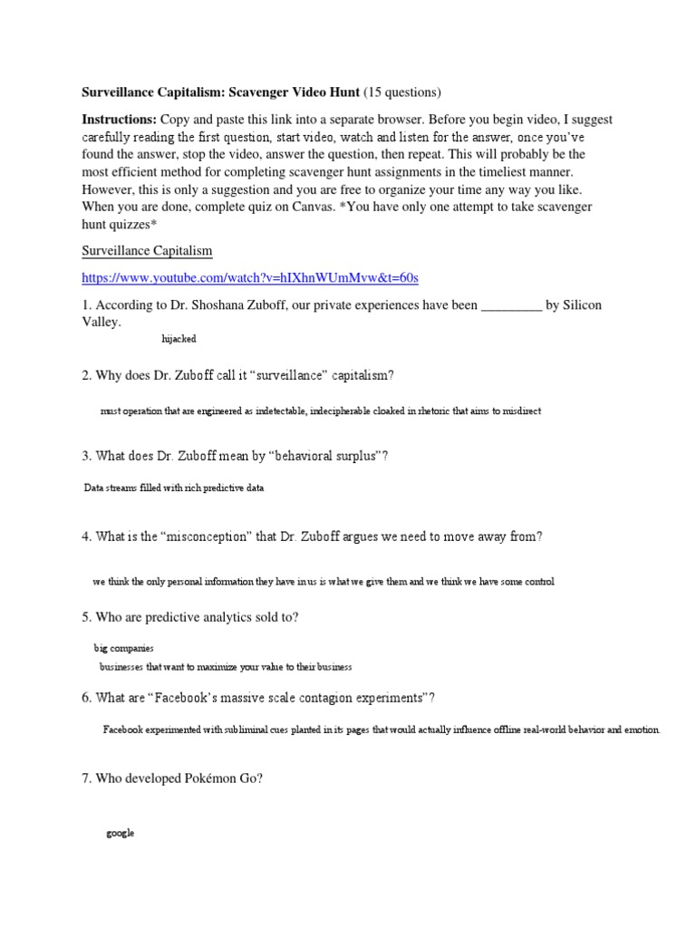 Surveillance Capitalism | PDF | Facebook | Surveillance