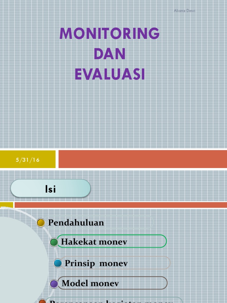 MONITORING Dan EVALUASI | PDF | Karier & Perkembangan | Bisnis