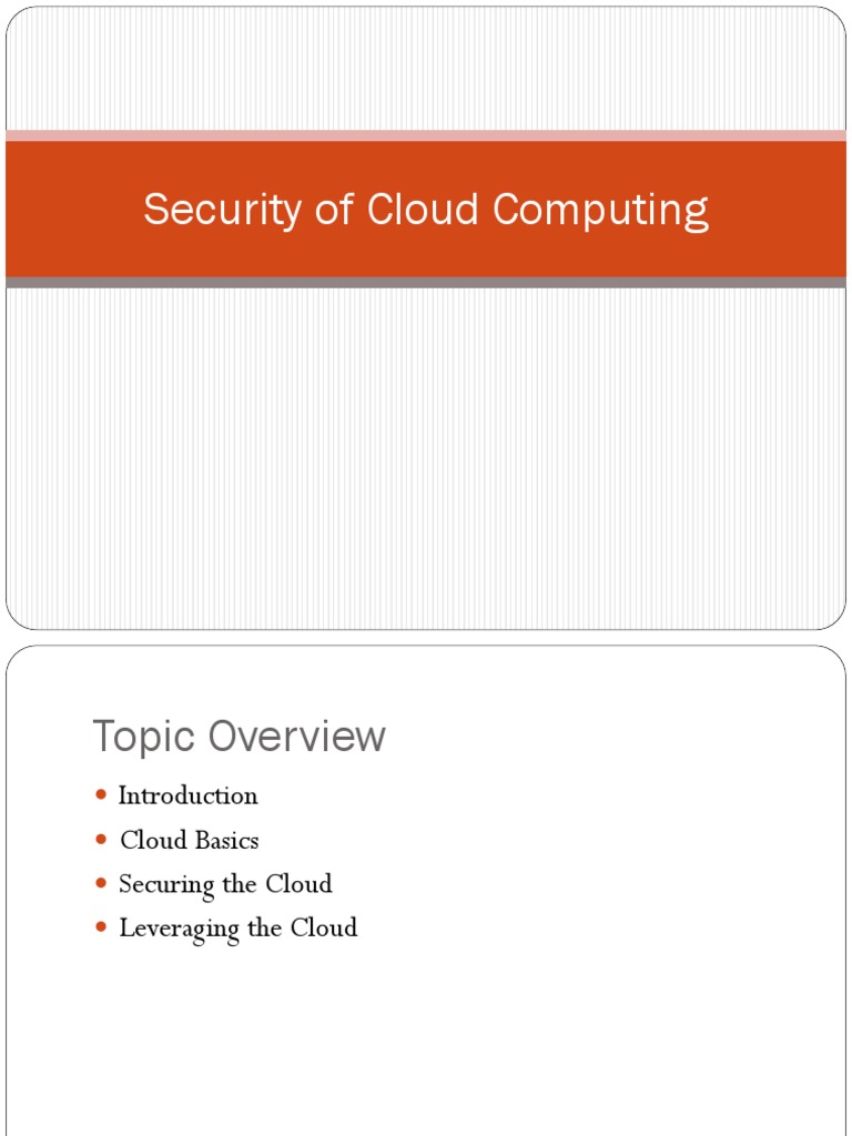 Cloud Computing Security | PDF | Cloud Computing | Software As A Service