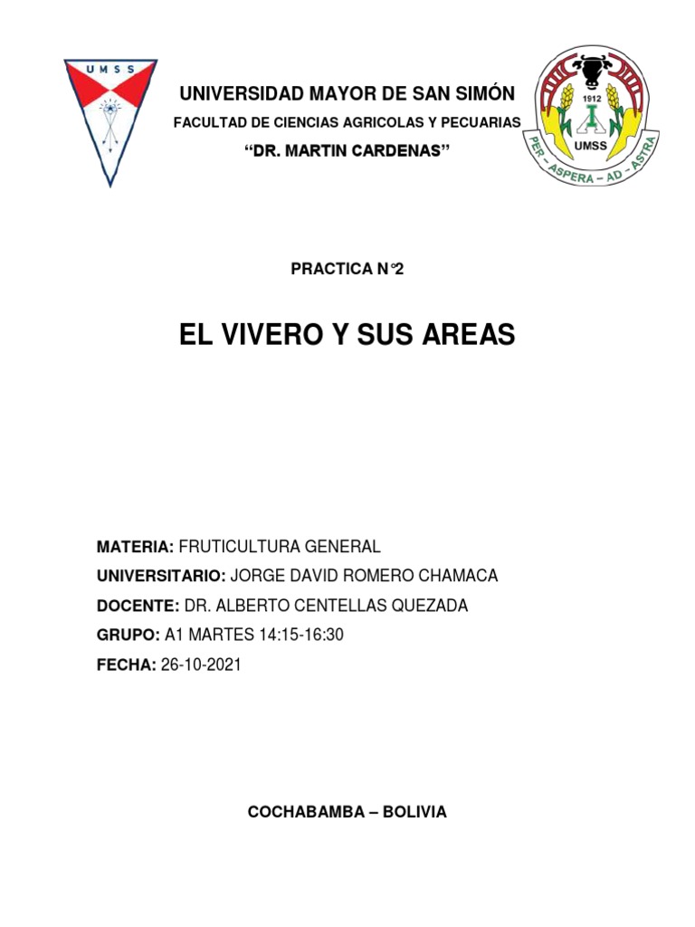 Estructura Y Funciones De Un Vivero Pdf Germinación Los Bosques