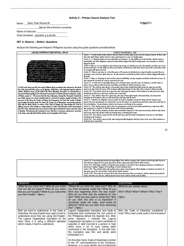 Gec105 28e MTH Basit Activity 2 | PDF