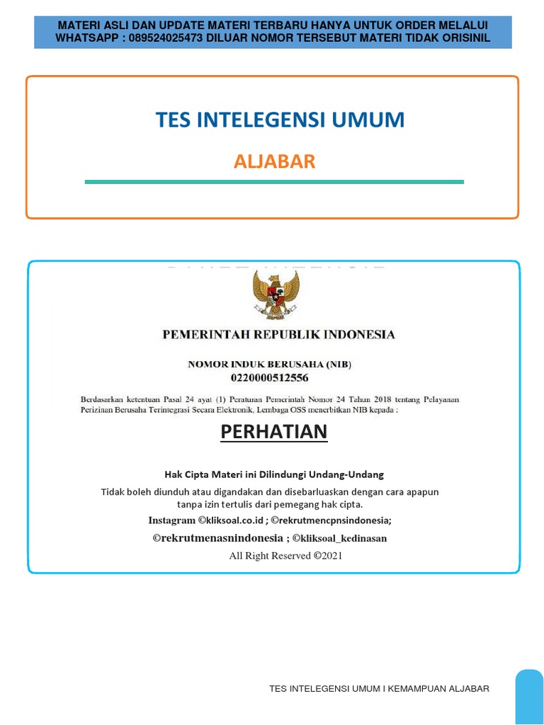 Tiu Aljabar Numerik | PDF