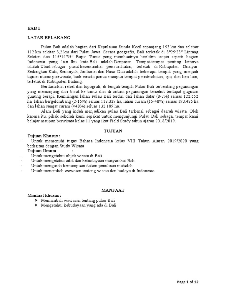 Laporan Kunjungan Revisi 2 | PDF