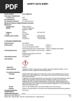 Great Value Bleach MSDS Sheet | PDF | Personal Protective Equipment | Water