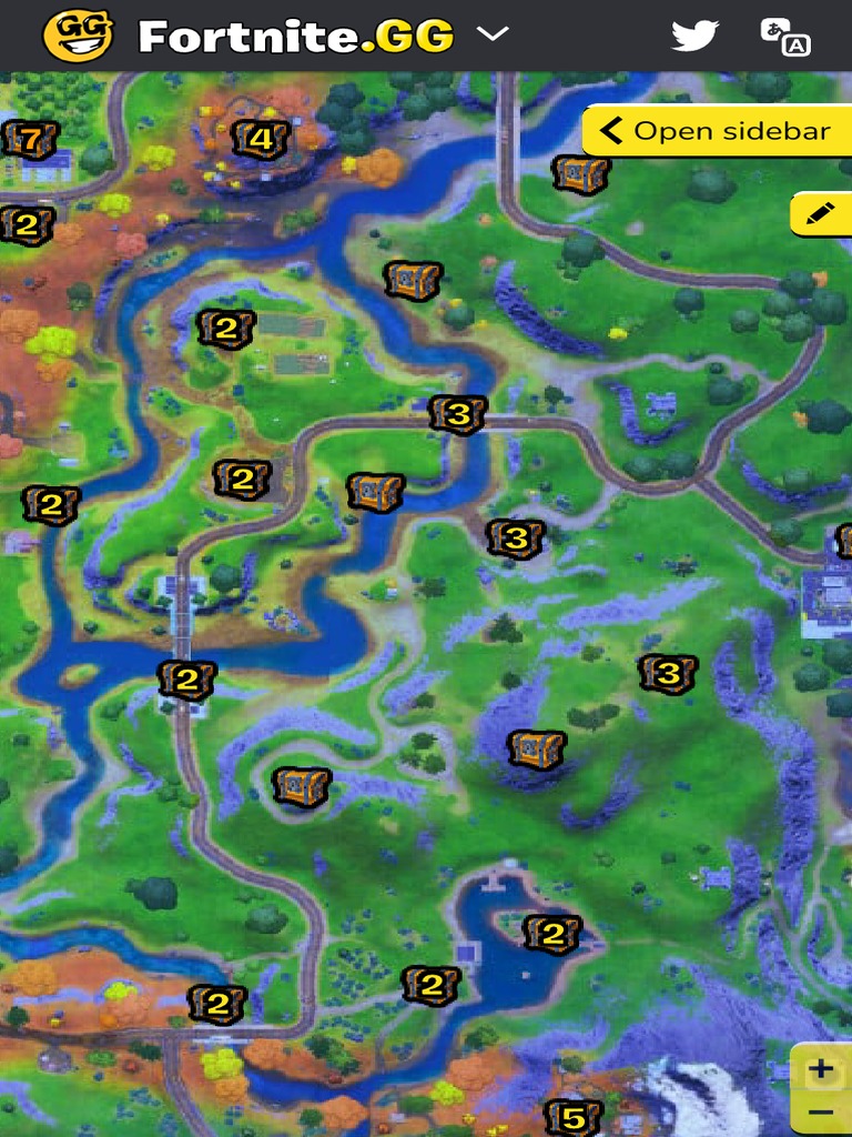 Fortnite Interactive Map - Fortnite - GG | PDF