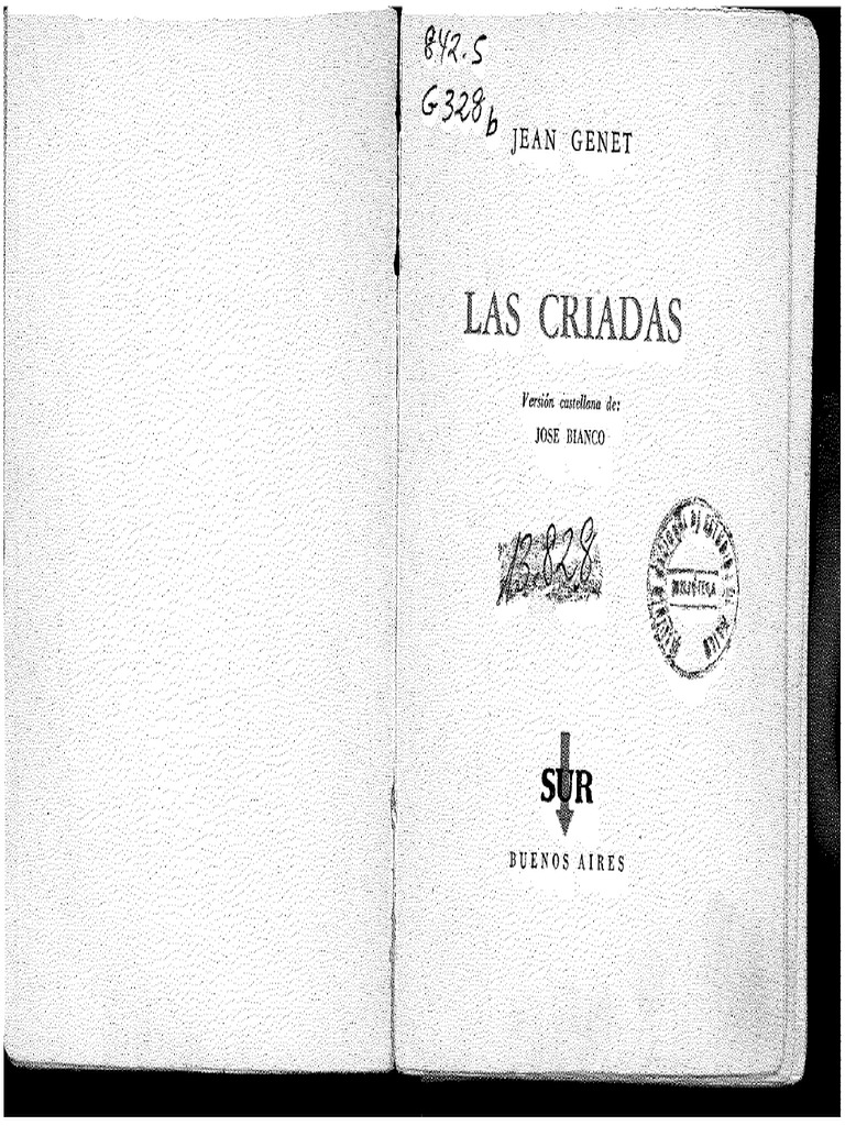 Genet, Jean - Las Criadas | PDF