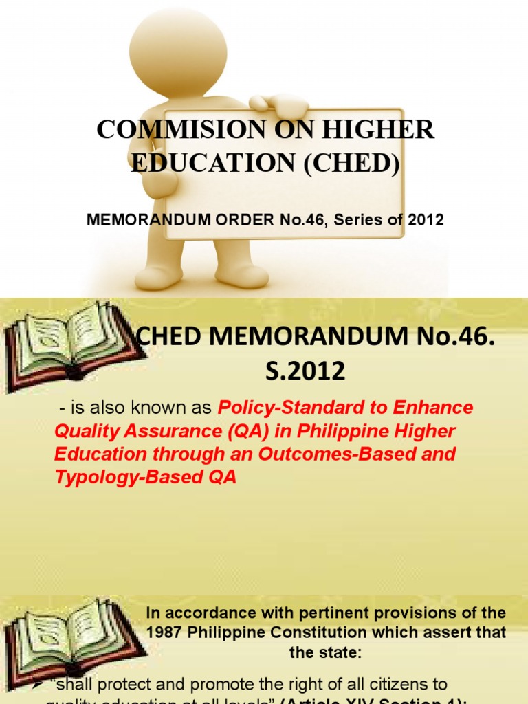 14 - CHED Memorandum Order No.46, s.2012 | Download Free PDF | Quality ...