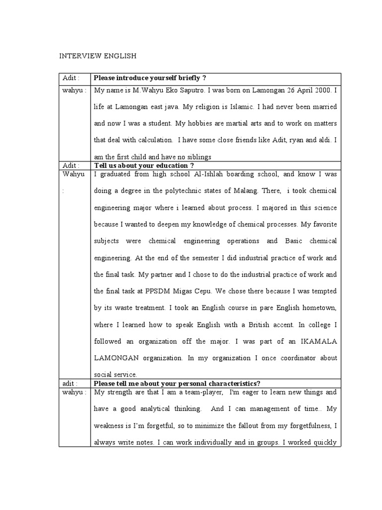 Please Introduce Yourself Briefly ? | PDF | Learning | Cognition