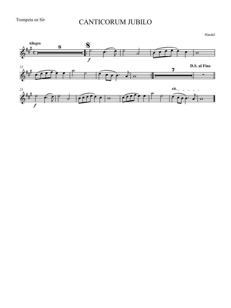 Canticorum Trompeta 1 | PDF