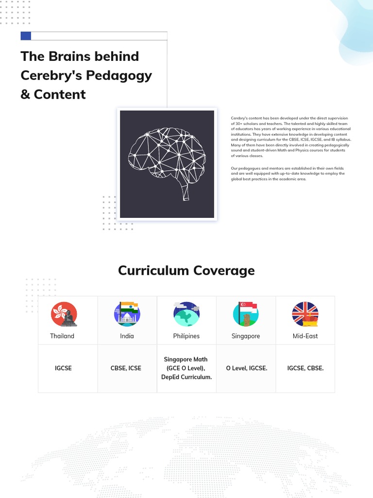 Cerebry Brochure | PDF | Pedagogy | Teaching