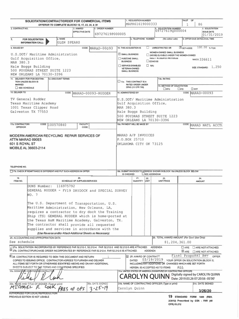 69727619p000005 Gen Rudd Fy19 DD Special Survey | PDF | United States ...