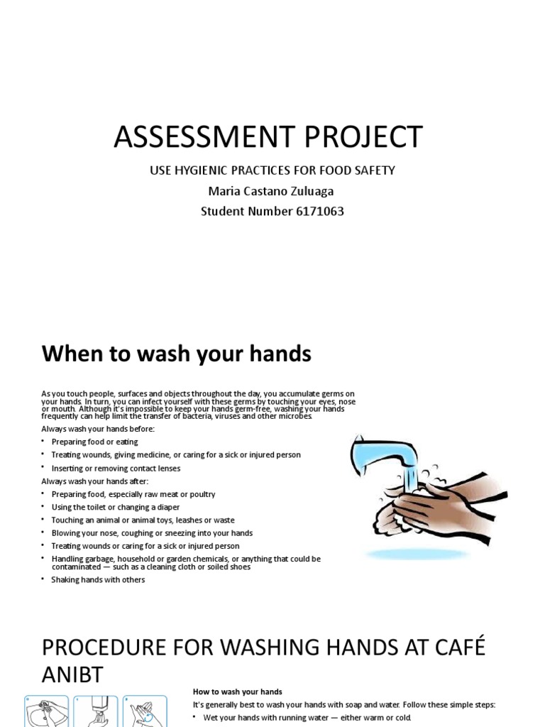 Handwashing Guidelines for Food Safety | PDF | Hand Washing | Clinical ...