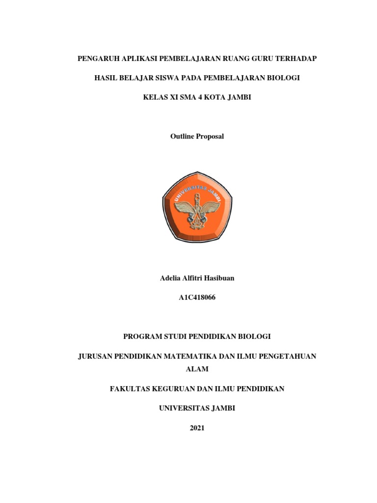 Contoh Outline Proposal | PDF