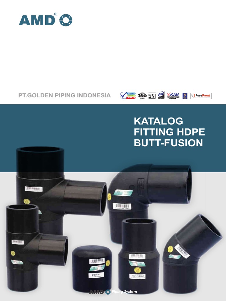Katalog Fitting HDPE PT Golden Piping | PDF