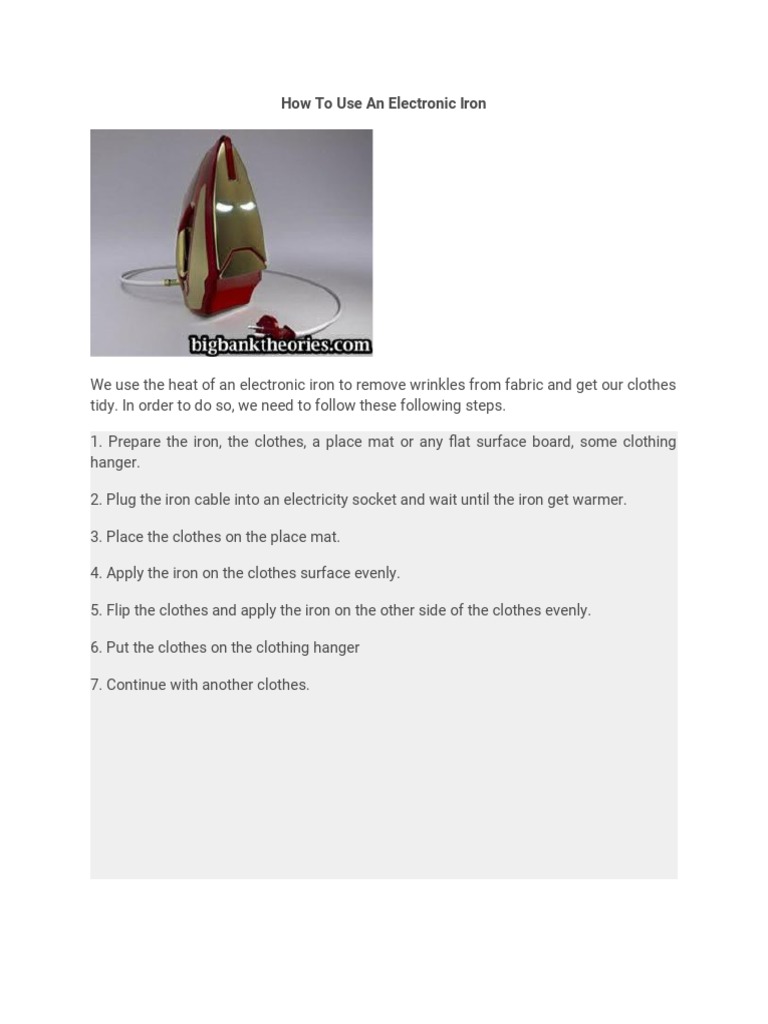 Procedure Text (Manual) | PDF | Rice | Blender