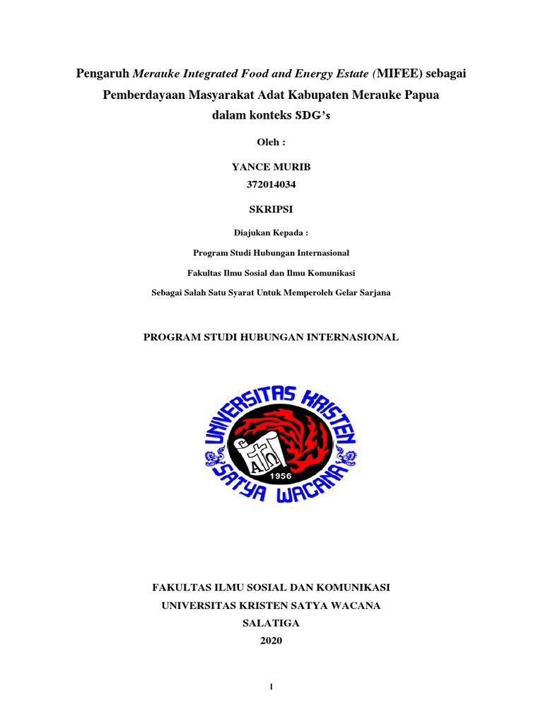 MIFEE dan Pemberdayaan Adat Merauke | PDF | Ilmu Sosial | Kesehatan ...