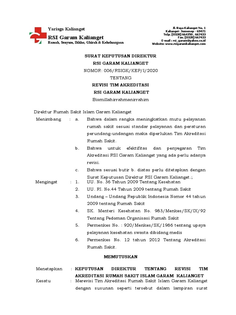 6 Revisi Tim Akreditasi Ok | PDF