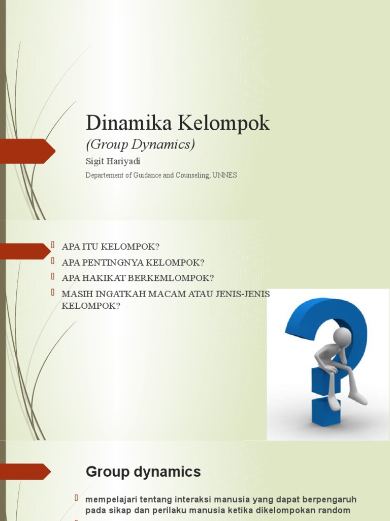 Dinamika Kelompok | PDF