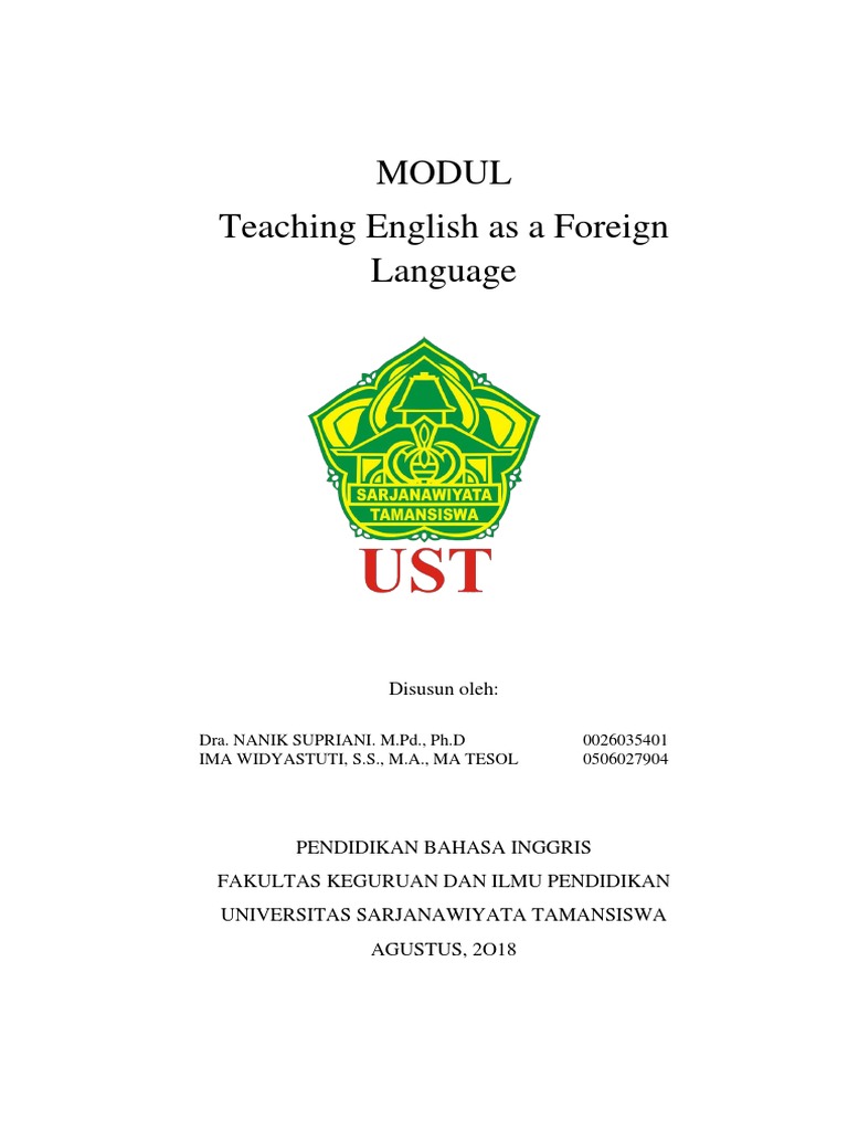 Modul TEFL | PDF | Stress (Linguistics) | Language Education