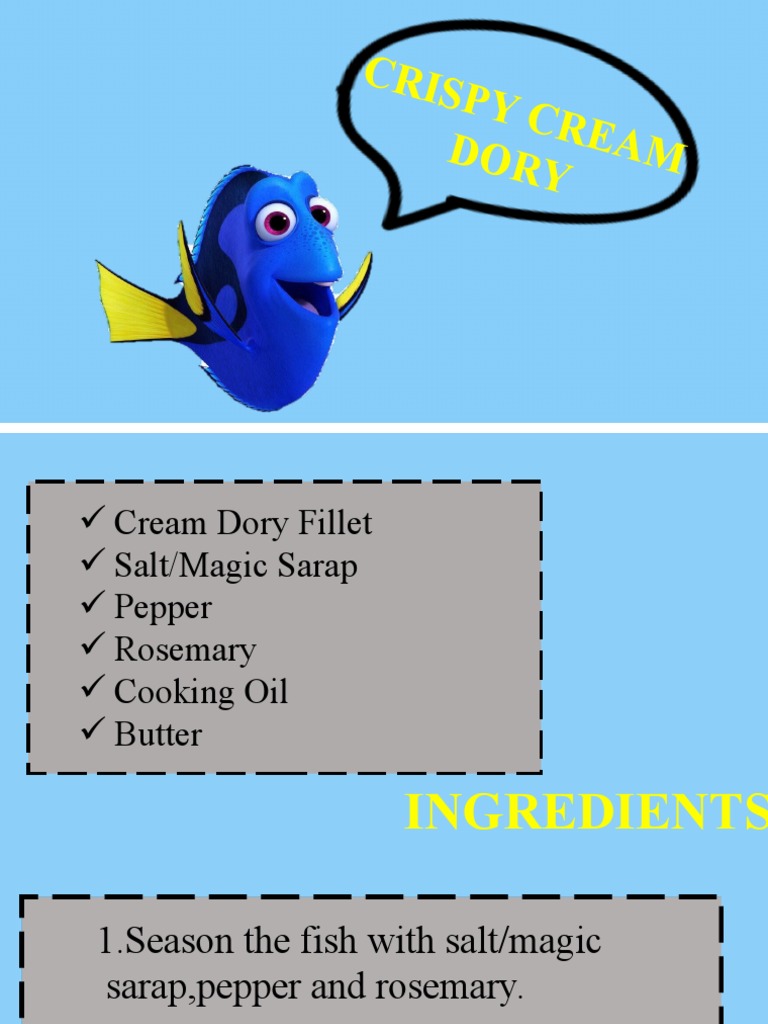 TLE Recipe Ideas - Cream Dory | PDF
