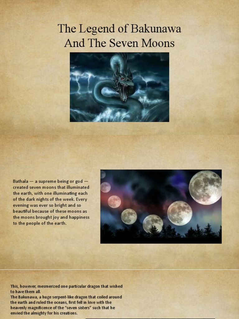 The Legend of Bakunawa and The Seven Moons | PDF