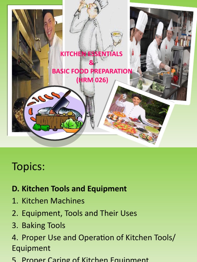 Kitchen Tools and Knife Essentials | PDF | Knife | Home