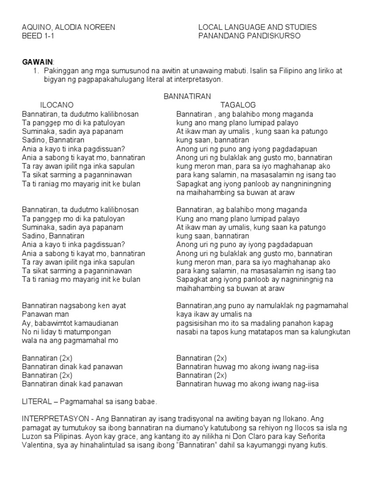 Panandang Pandiskurso | PDF