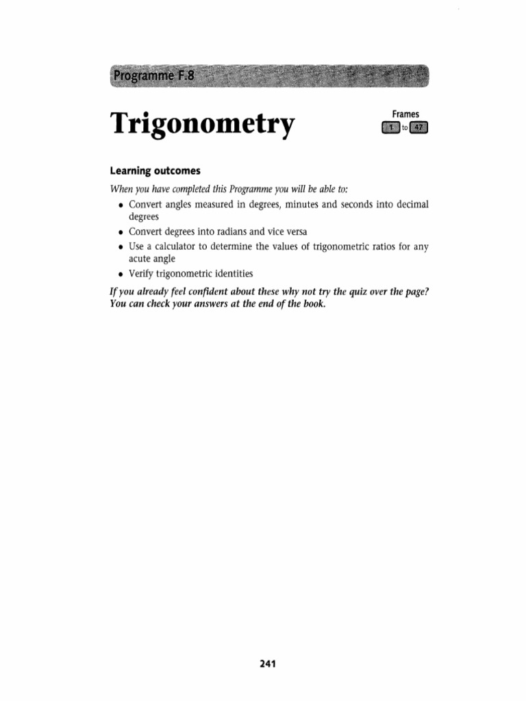Bab 4 Trigonometry | PDF | Trigonometric Functions | Sine
