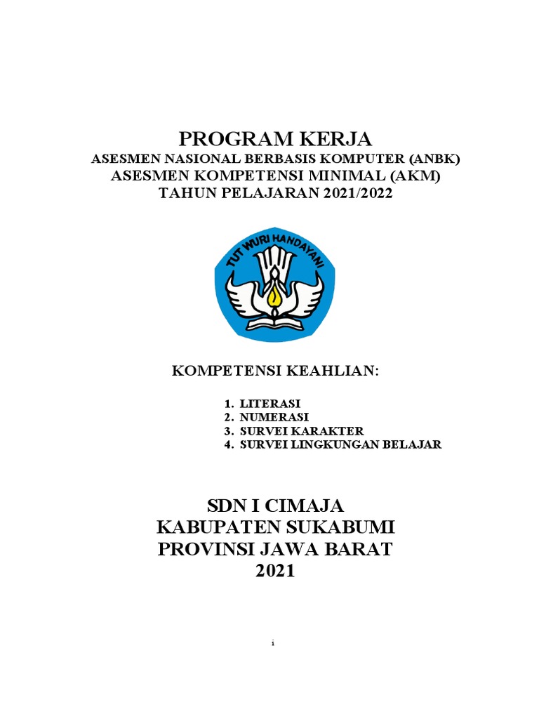 Program Kerja ANBK | PDF