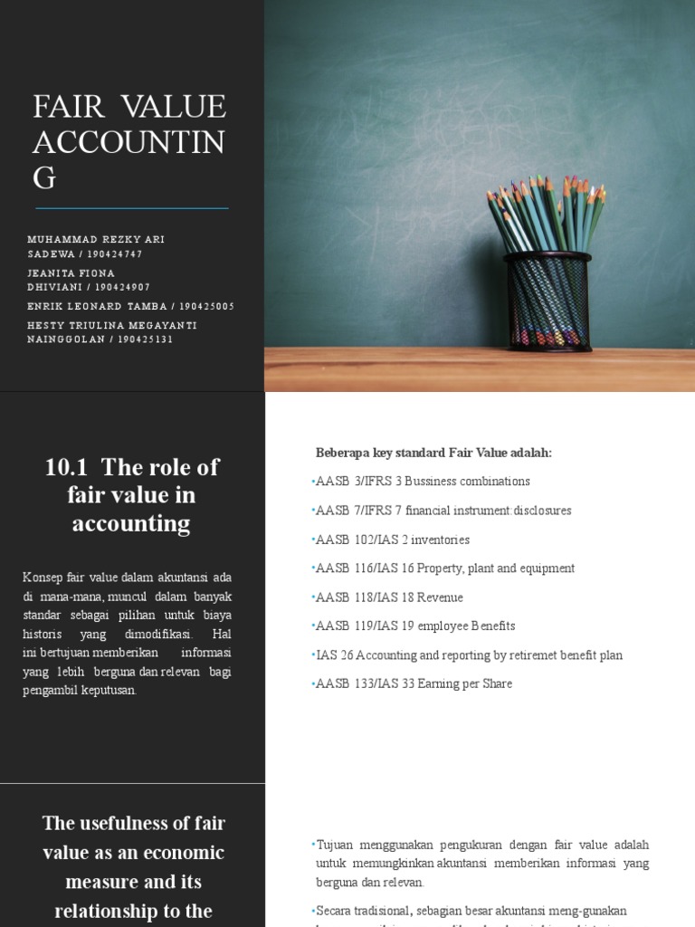 Fair Value Accounting | PDF