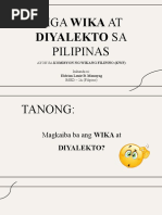Mga Simbolo NG Wika | PDF