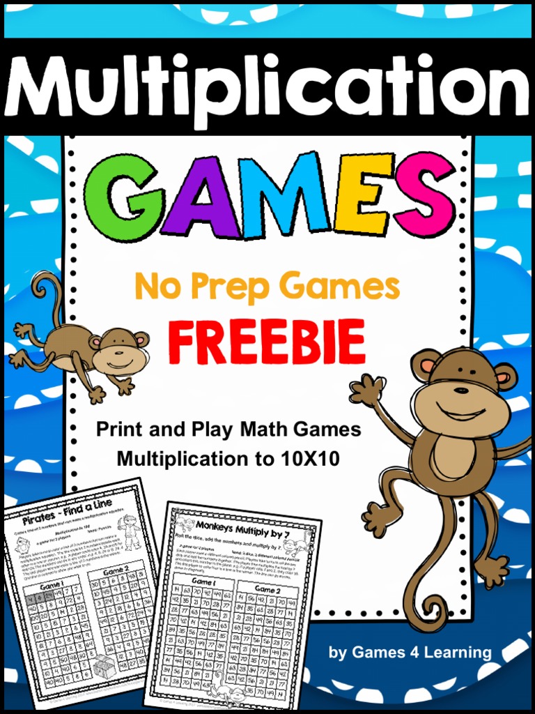 Multiplication Free No Prep Multiplication Games | PDF | Learning ...