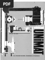 The Book of The Unimat | PDF | Belt (Mechanical) | Industrial Processes