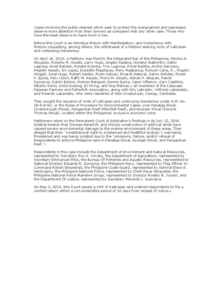 1 Cases Involving The Public Interes | PDF | Justice | Crime & Violence