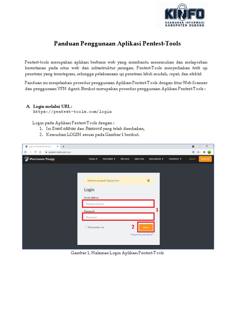 Panduan Penggunaan Pentest-Tools | PDF