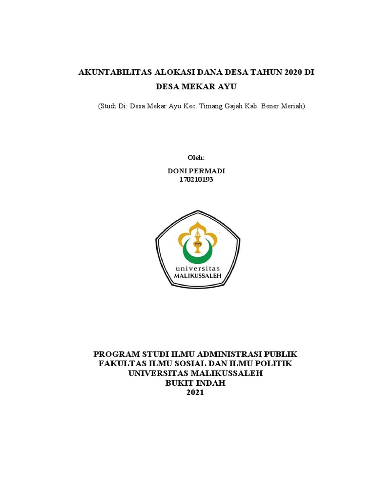 Doni Permadi | PDF
