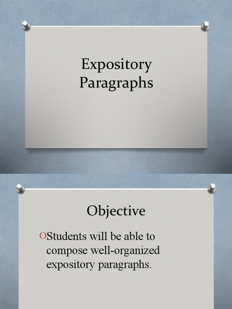 Expository Paragraphs | PDF | Paragraph | Cognition