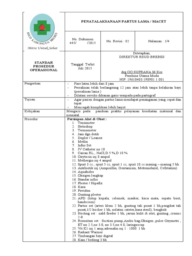 Contoh SPO | PDF