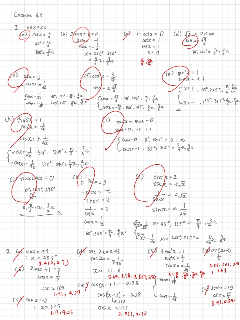 DP Math Classnote | PDF