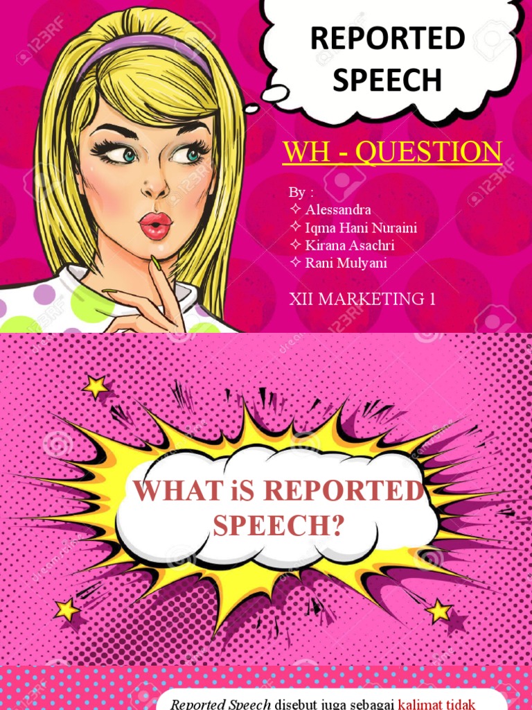 Reported Speech: WH - Question | PDF | Grammar | Language Mechanics