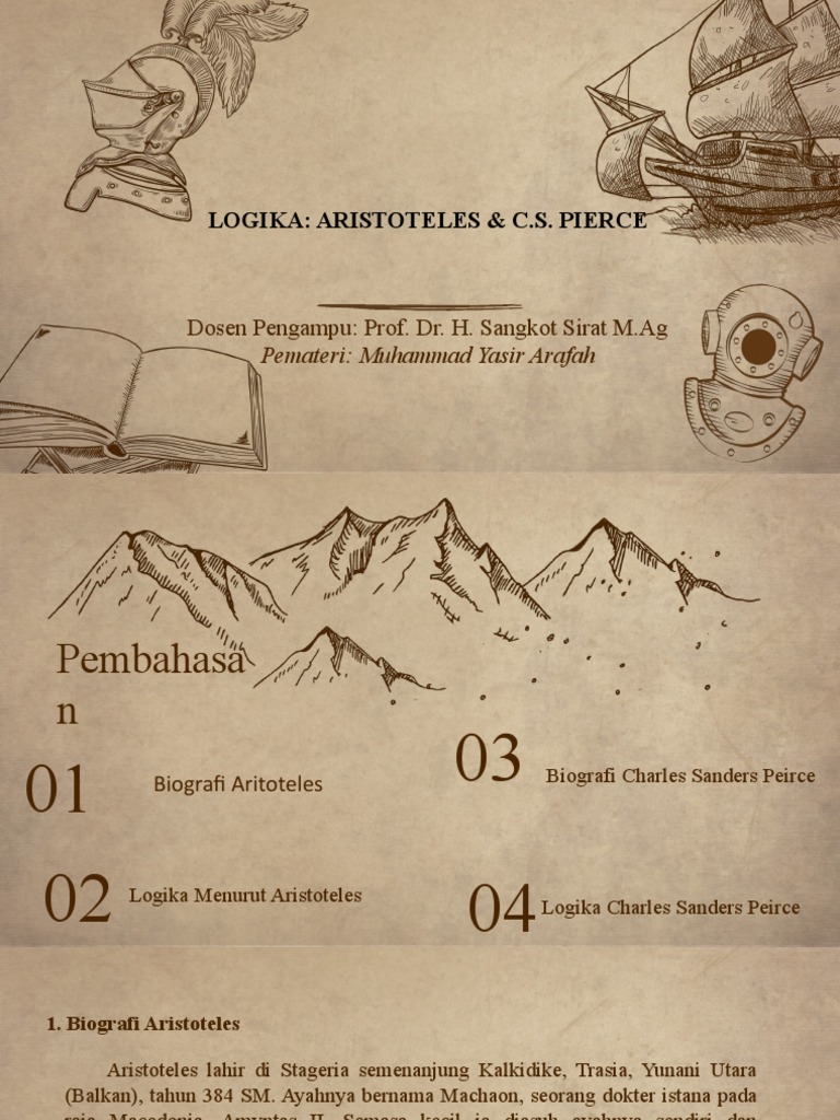 Logika Aristoteles & C.S Pierce | PDF | Filsafat