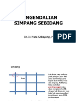 Jenis dan Pengaturan Simpang Jalan | PDF