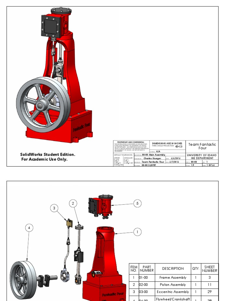 Red Engine | PDF | Screw | Piston