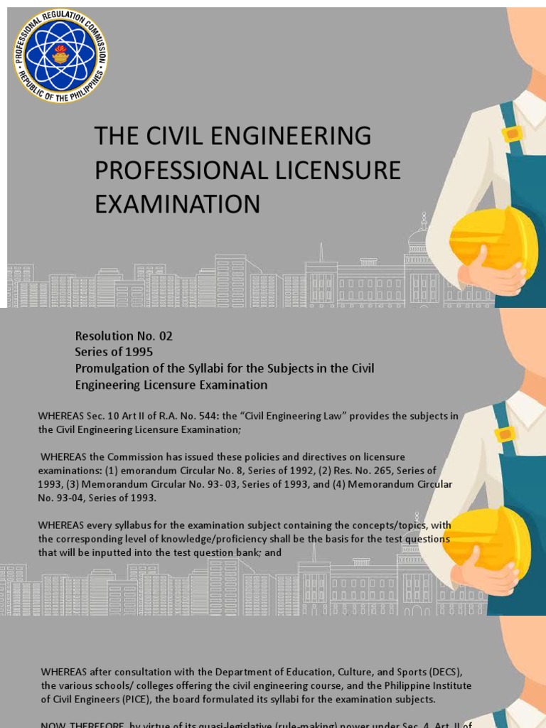 Civil Engineering Licensure Syllabi | PDF | Equations | Beam (Structure)