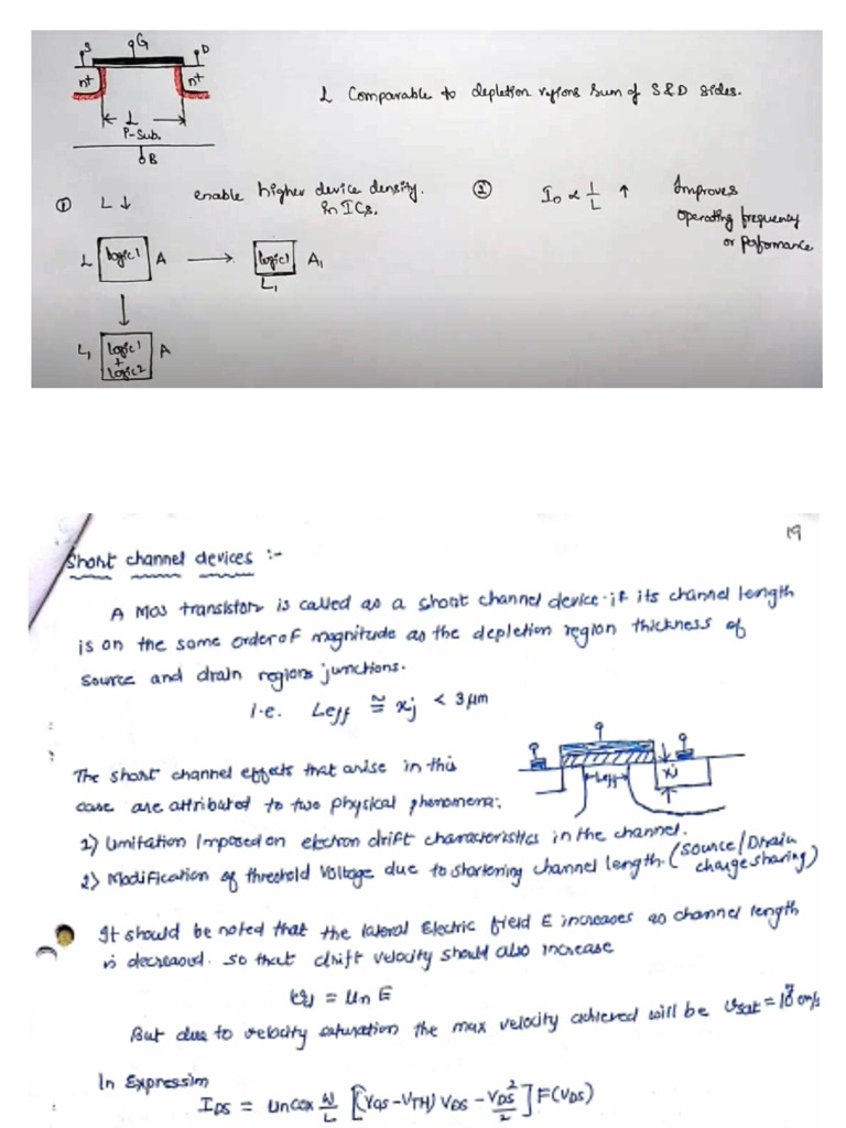 17 SOE - Short Channel Devices | PDF | Science & Mathematics
